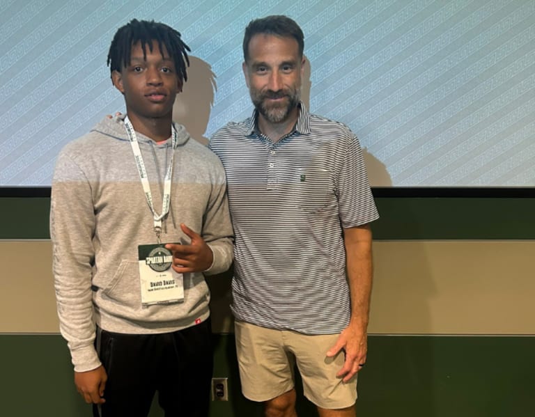 Four-star 2026 athlete David Davis enjoys Michigan State visit ... Four-star 2026 athlete David Davis enjoys Michigan State visit ...