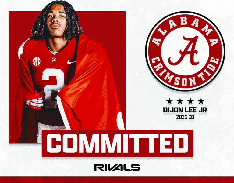 Four-star Cornerback Dijon Lee Jr. Makes Alabama Pledge - TideIllustrated Four-star Cornerback Dijon Lee Jr. Makes Alabama Pledge - TideIllustrated