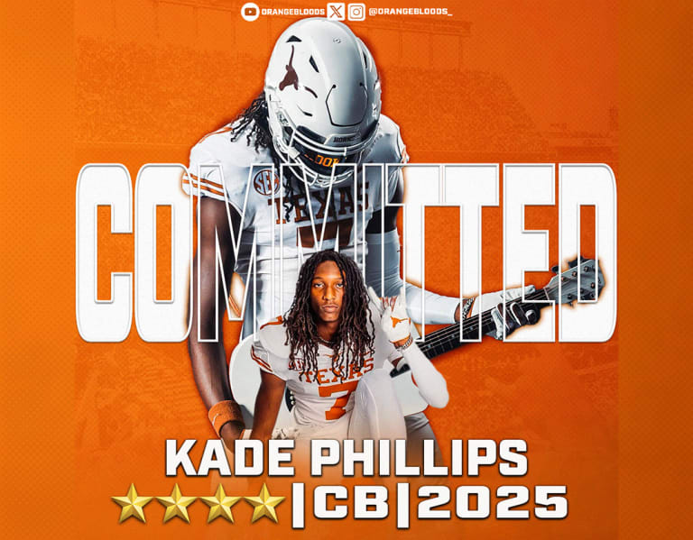 Longhorns land commitment from DB Kade Phillips - Orangebloods: Texas ... Longhorns land commitment from DB Kade Phillips - Orangebloods: Texas ...