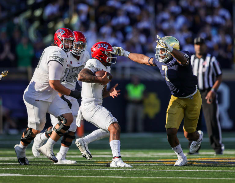 Progress In Nd Romp Over Unlv Is Real But So Are The Persistent
