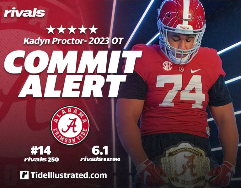 Commitment breakdown: Five-star Kadyn Proctor flips to Alabama ... Commitment breakdown: Five-star Kadyn Proctor flips to Alabama ...