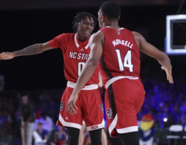 NC State hangs tough, but falls 80-74 to No. 3 Kansas ... NC State hangs tough, but falls 80-74 to No. 3 Kansas ...