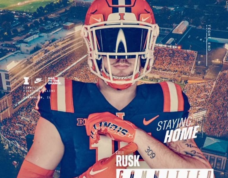 Commit: Illini land transfer tight end Cole Rusk - OrangeandBlueNews ... Commit: Illini land transfer tight end Cole Rusk - OrangeandBlueNews ...