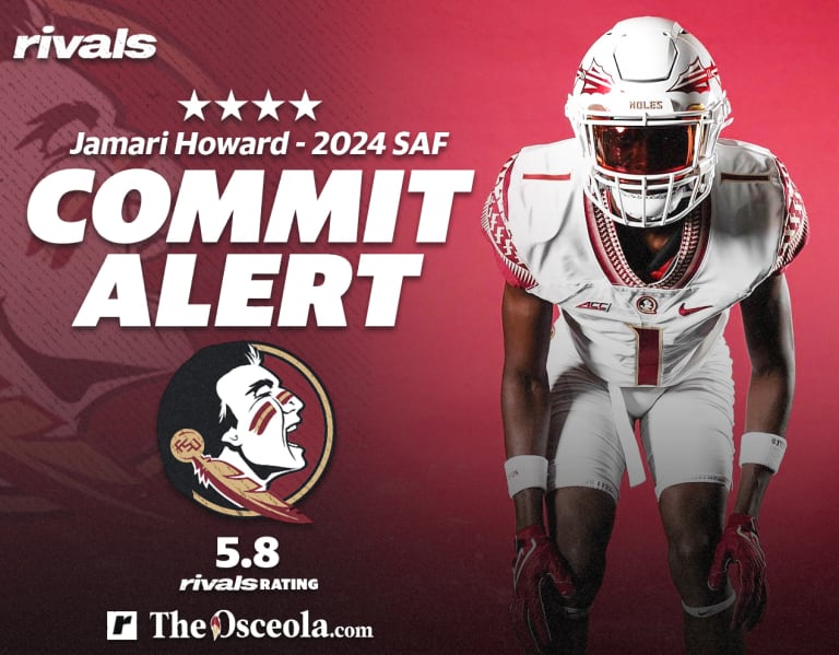 FSU lands commitment from 4-star 2024 DB prospect Jamari Howard ... FSU lands commitment from 4-star 2024 DB prospect Jamari Howard ...