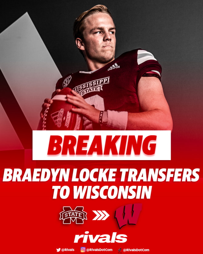 Wisconsin lands Mississippi State transfer quarterback Braedyn Locke ... Wisconsin lands Mississippi State transfer quarterback Braedyn Locke ...