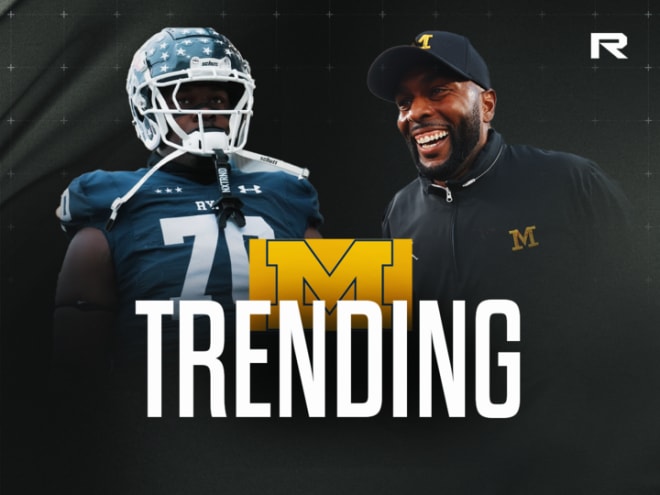 Michigan Wolverines trending up for priority blue chip OL target Maize BlueReview Michigan Wolverines Football Basketball Recruiting