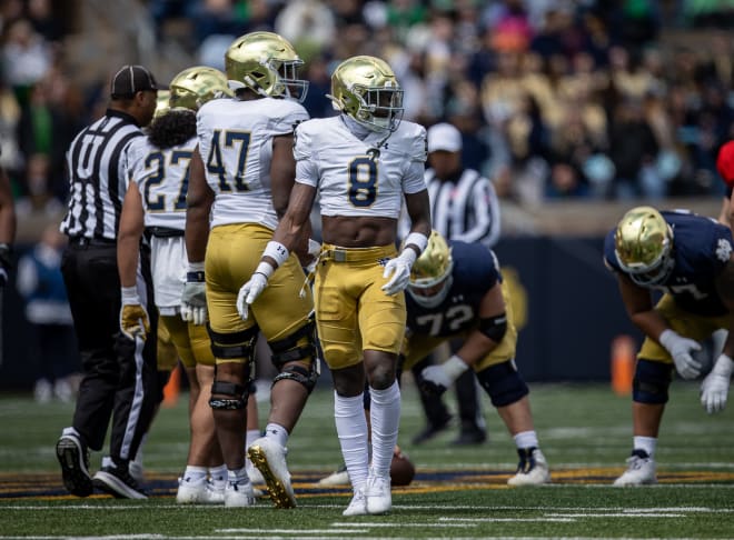 Notre Dame Depth Chart Projection From Inside Nd Sports For 2024 Season